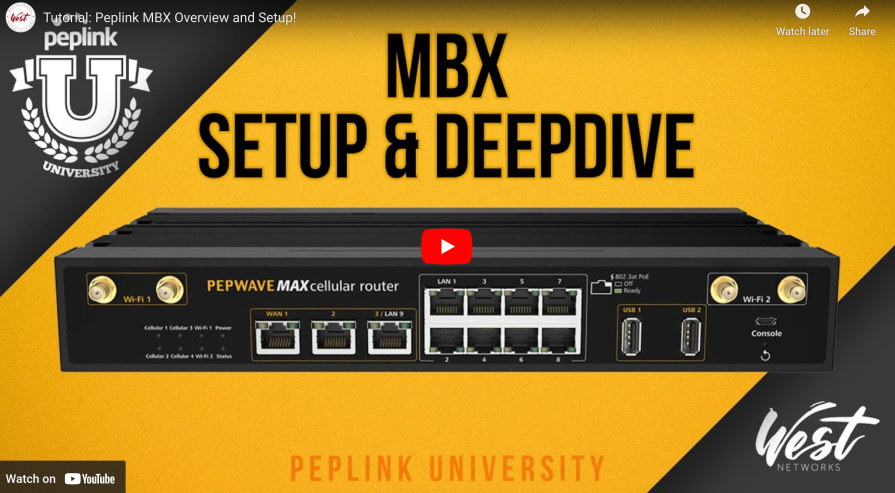 Peplink MBX Overview - Peplink University