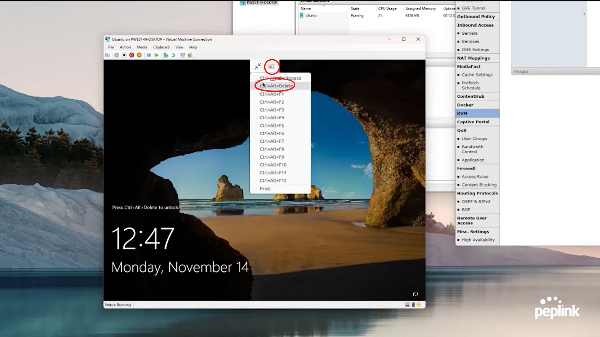 Installing Windows Server Using Peplink KVM - Peplink University